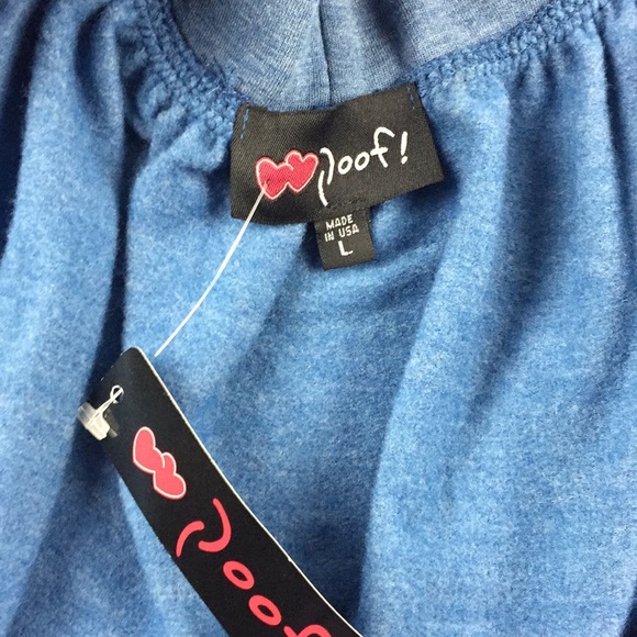 Poof! | Tops | Poof Blue Drap Top B3 | Poshmark